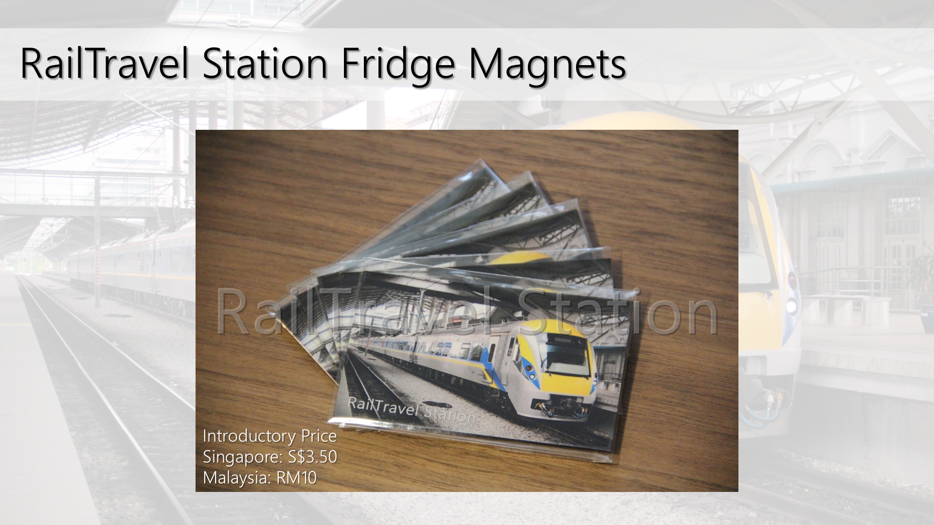 RailTravel Station Fridge Magnets • RailTravel Station