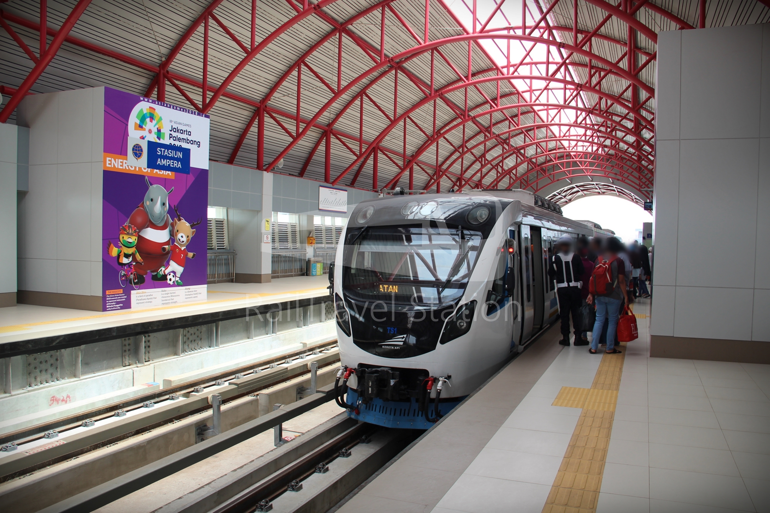 Palembang LRT from Ampera to Bumi Sriwijaya by Train • RailTravel Station