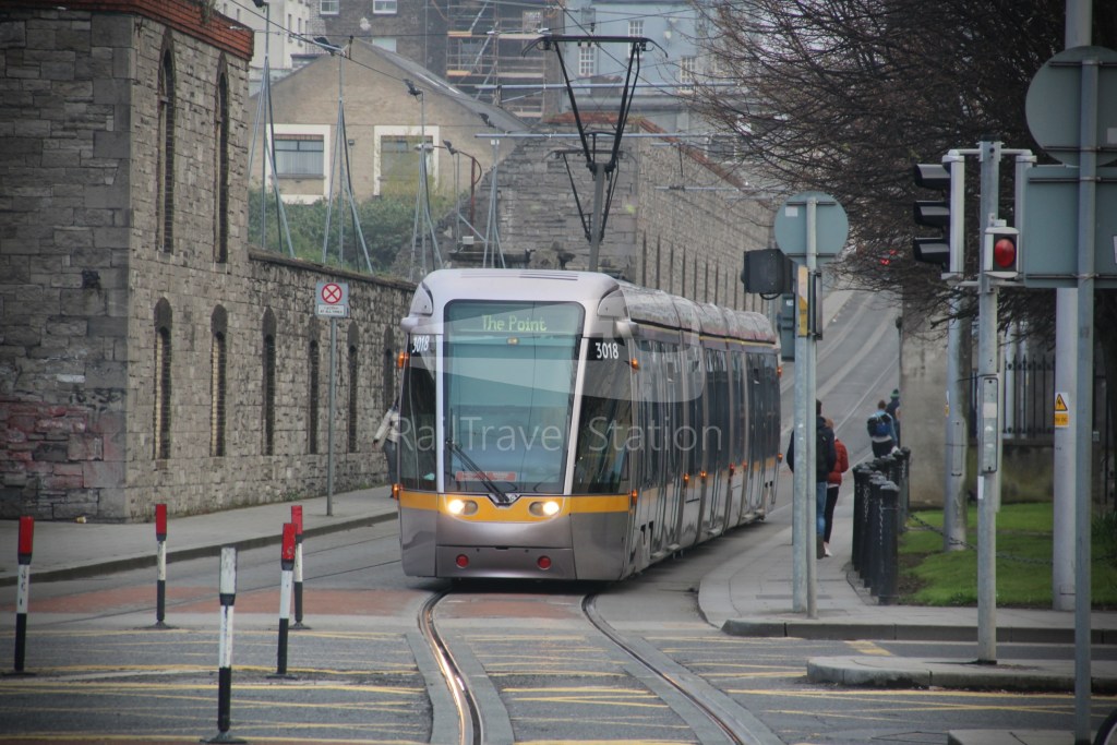 Luas Red Line from Heuston Railway Station to Smithfield by Tram ...