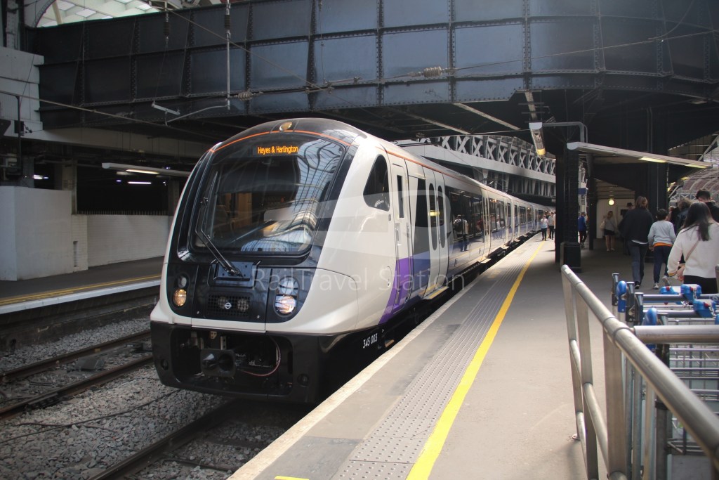 TfL Rail from London Paddington to Hayes & Harlington by Class 345 ...