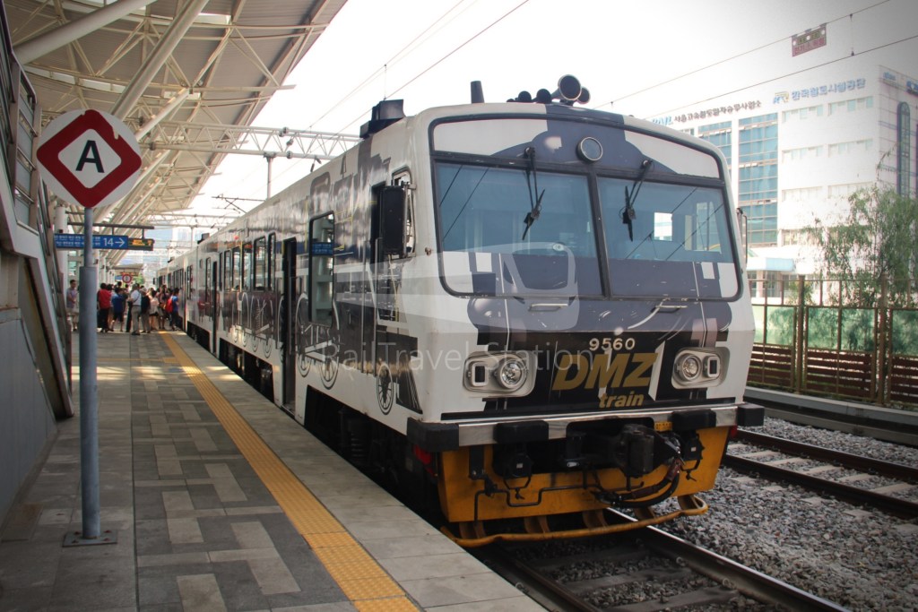 DMZ Train 4887 from Seoul to Dorasan (North Korea Gateway) by Gyeongui ...