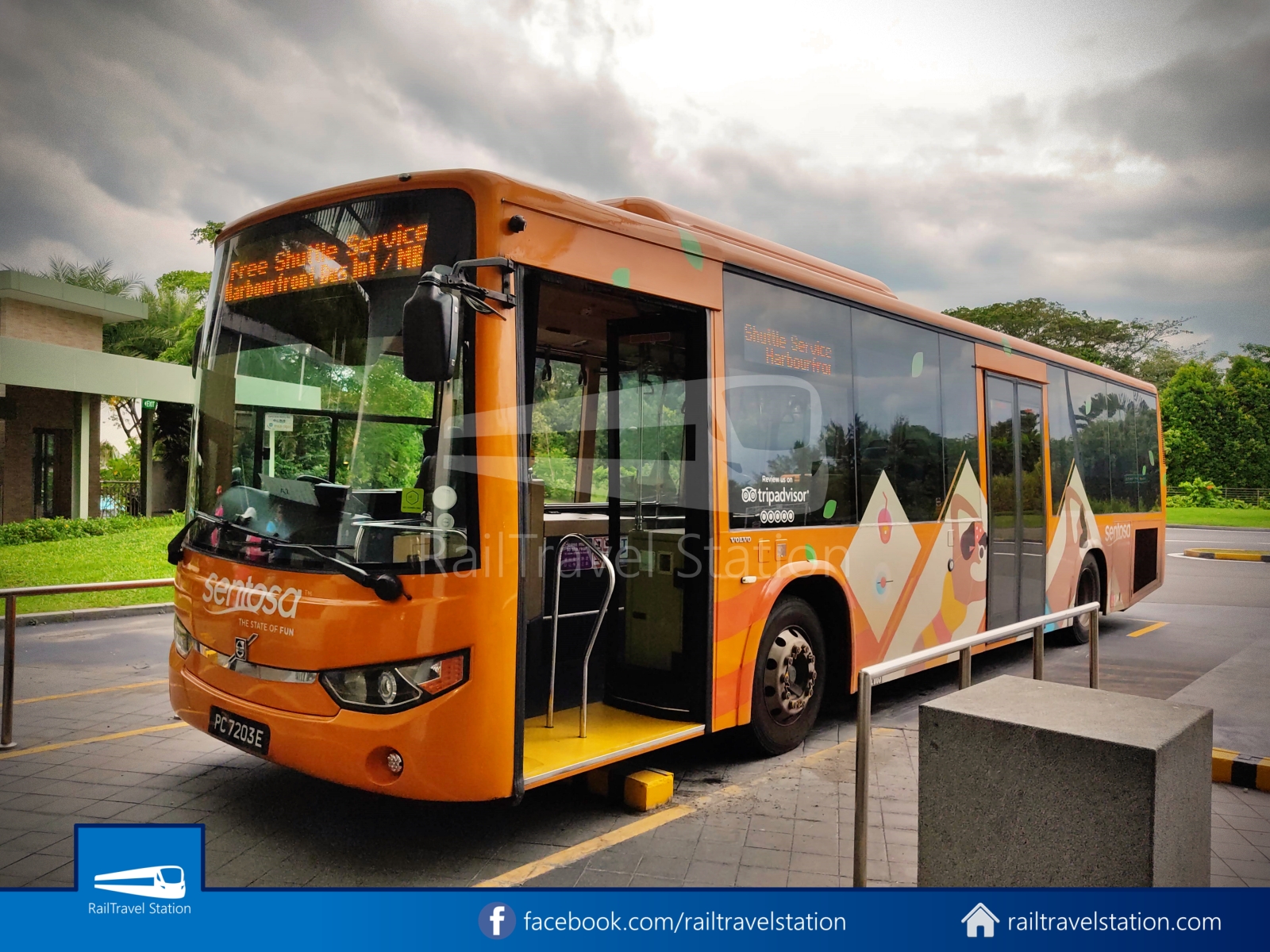 Sentosa HarbourFront Shuttle Bus Service • Beach Station to ...