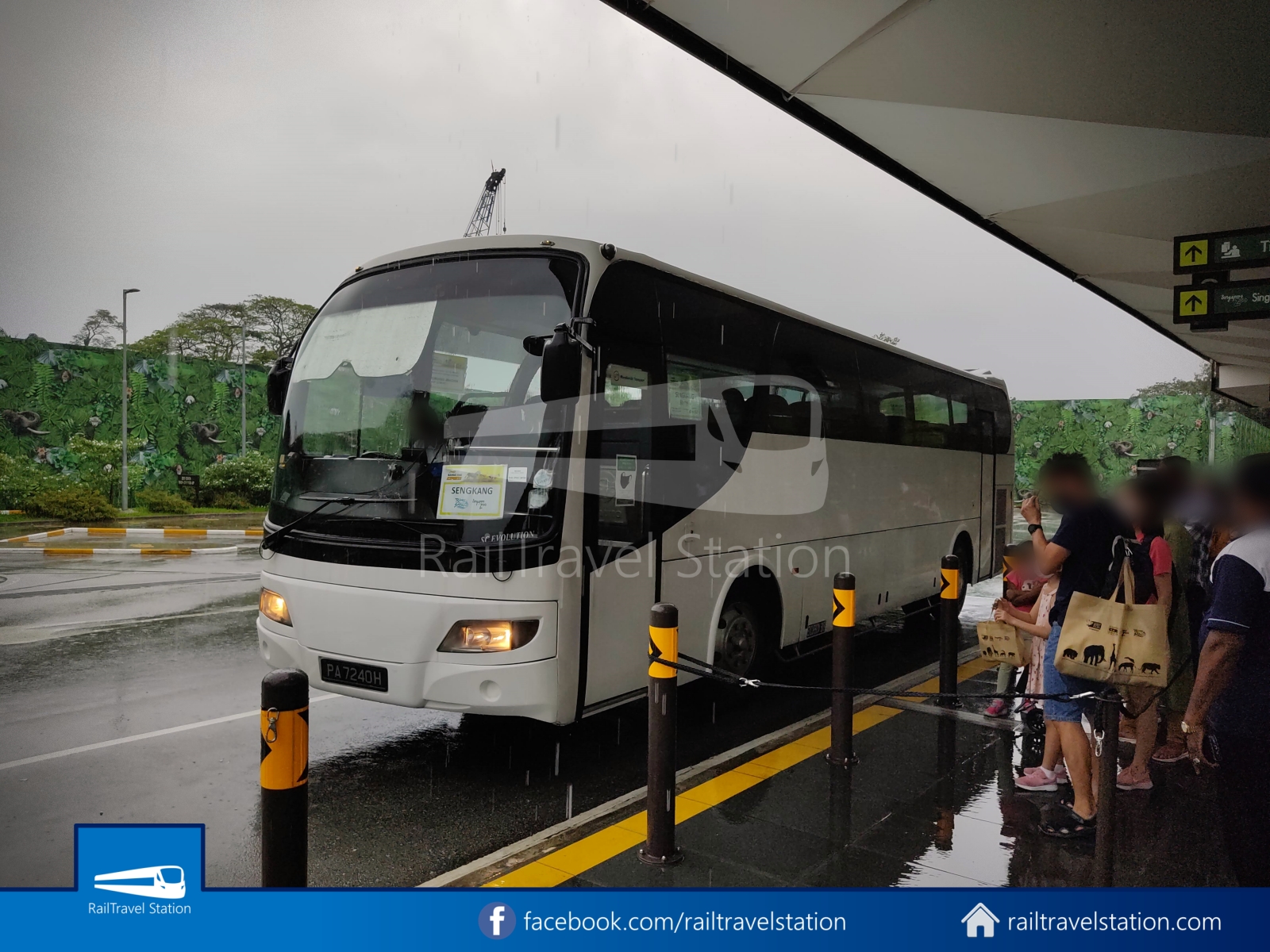 Mandai Express Sengkang • Singapore Zoo Coach Bay to Sengkang MRT ...