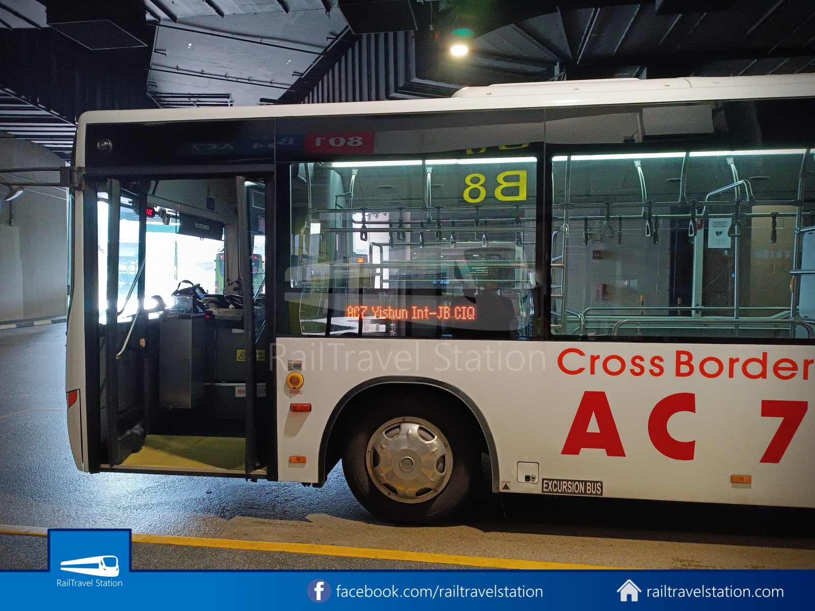 Ridewell Travel Bus AC7 from Yishun Integrated Transport Hub (ITH ...