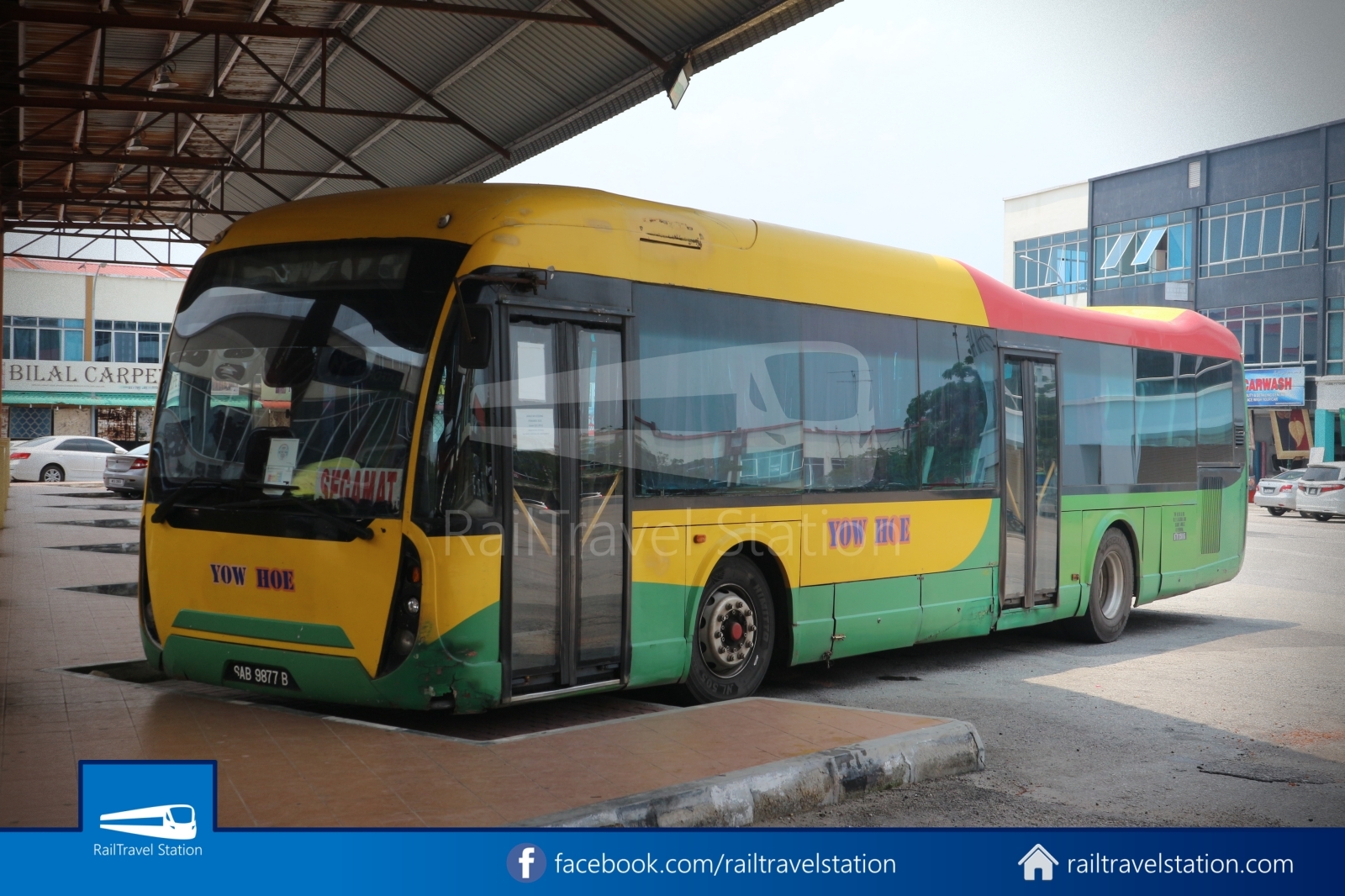 Yow Hoe Bus from Ayer Hitam to Segamat by Bus • RailTravel Station