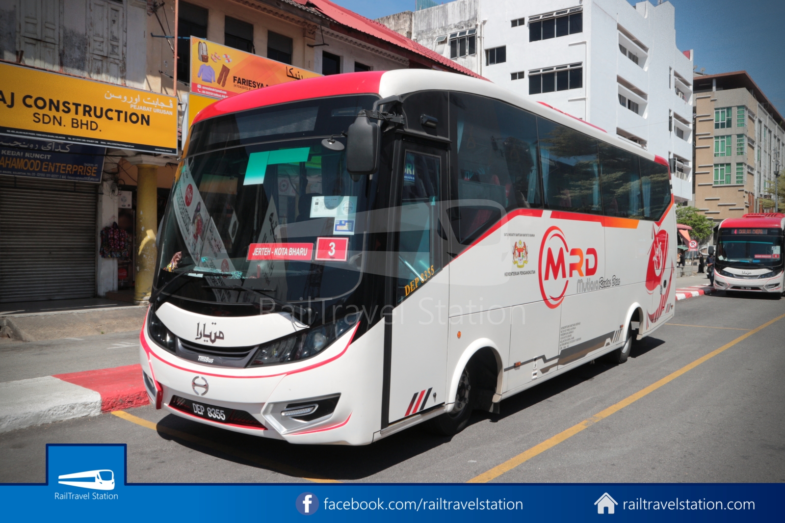 Mutiara Rentas Desa Bus Service 3 (MRD) Kota Bharu-Jerteh • RailTravel ...