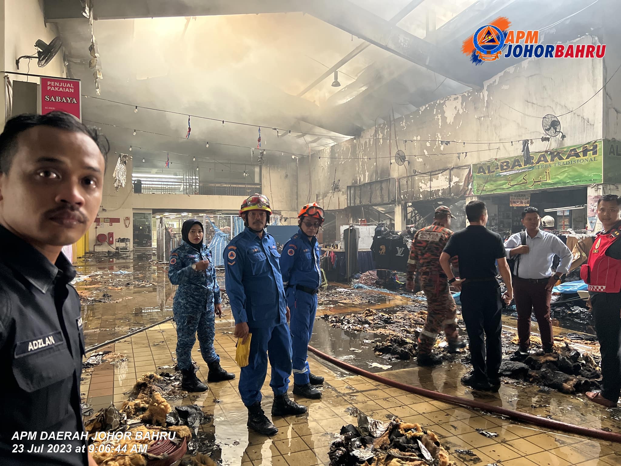 Fire breaks out at JB Larkin Sentral Bus Terminal • RailTravel Station